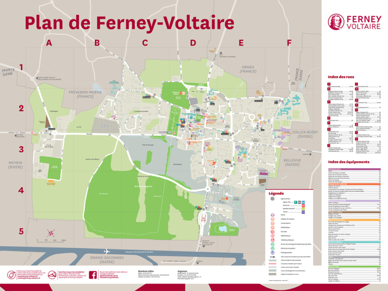 Plan de ville - Mairie de Ferney-Voltaire